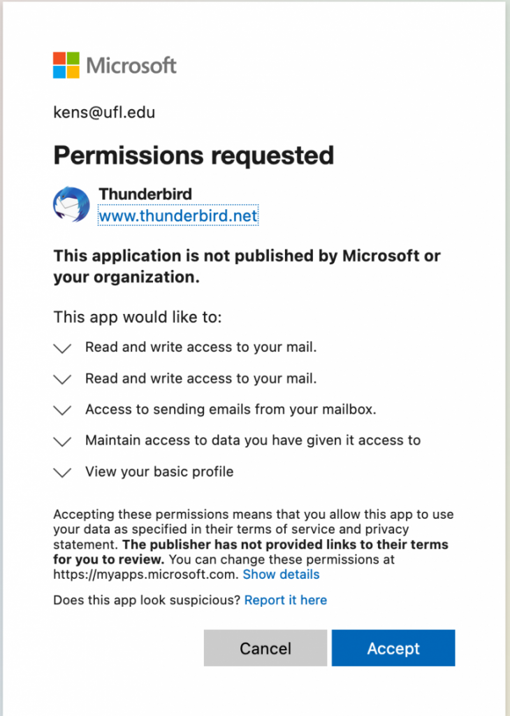 IMAP / Thunderbird Configuration - CLAS IT